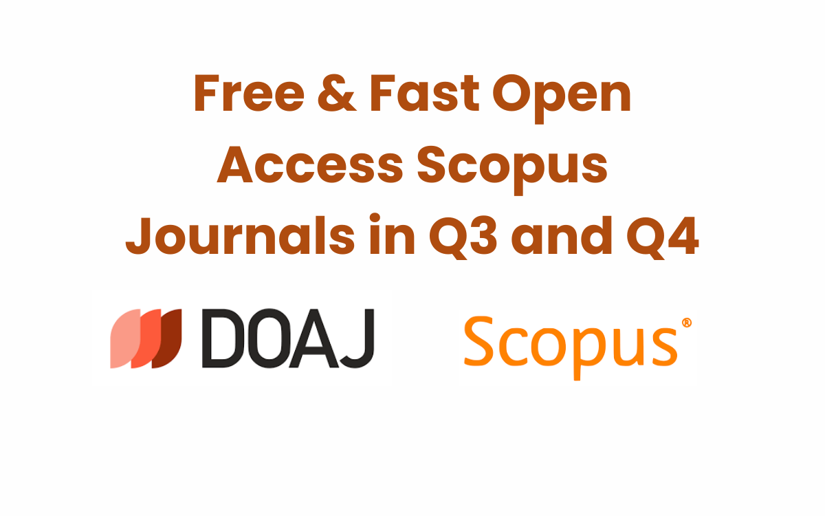 Free & Fast Scopus Journals (Q3 and Q4) with Open Access - Research ...